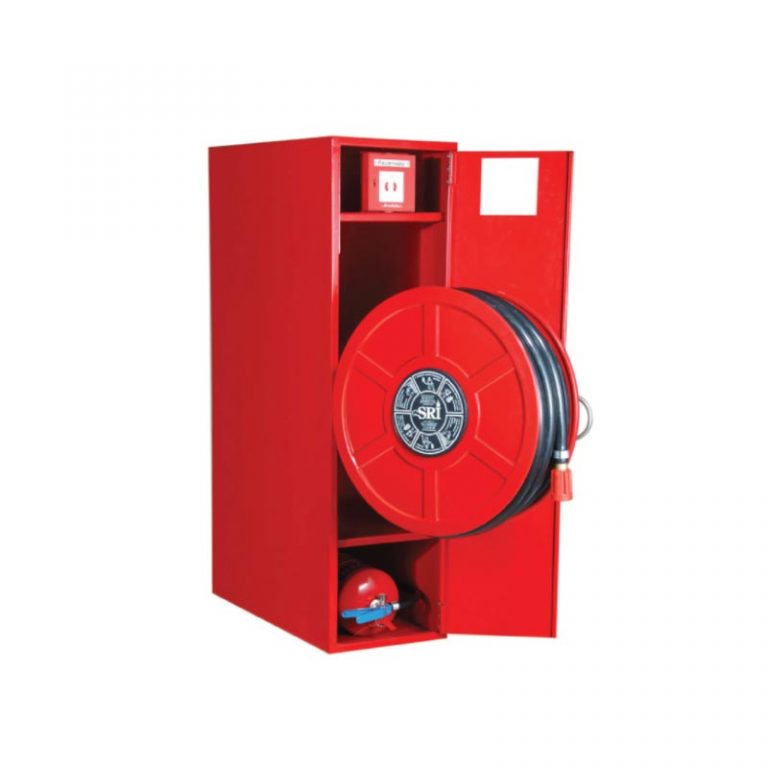 Model A: Double Compartment Hose Reel Cabinet - Steel Recon Industries